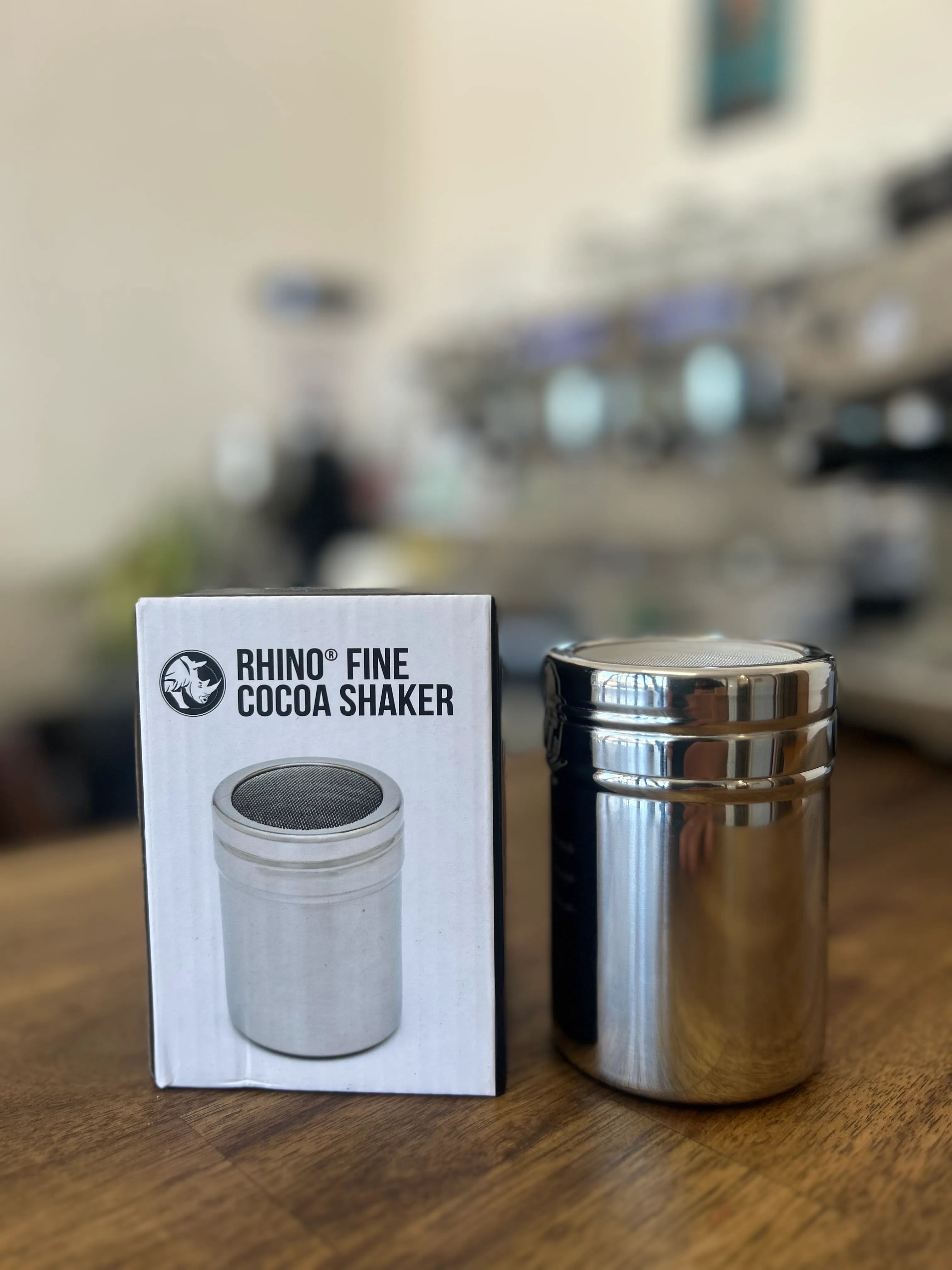 Rhino Cocoa Shaker (Fine Mesh) - Stainless Steel Chocolate Duster ...